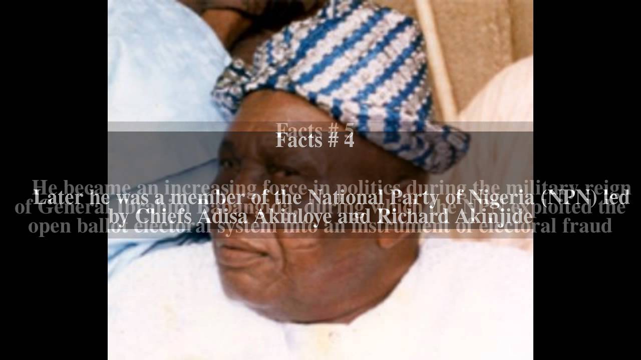 Lamidi Adedibu Top # 8 Facts - YouTube