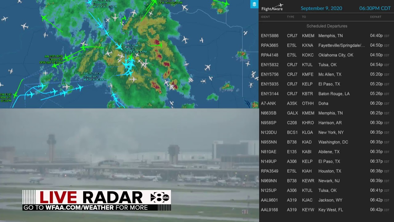 LIVE RADAR: heavy rain rolls over North Texas - YouTube