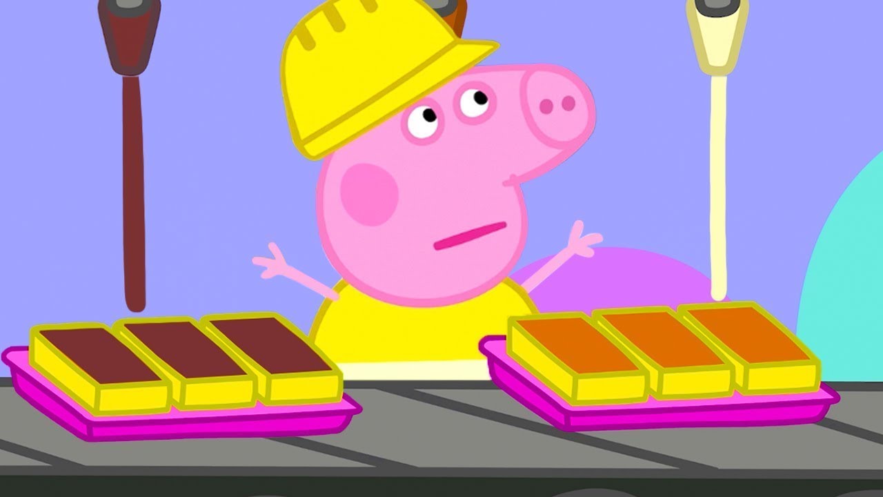 Peppa's Visit To The Chocolate Factory! 🍫 | Peppa Pig Tales Full ...