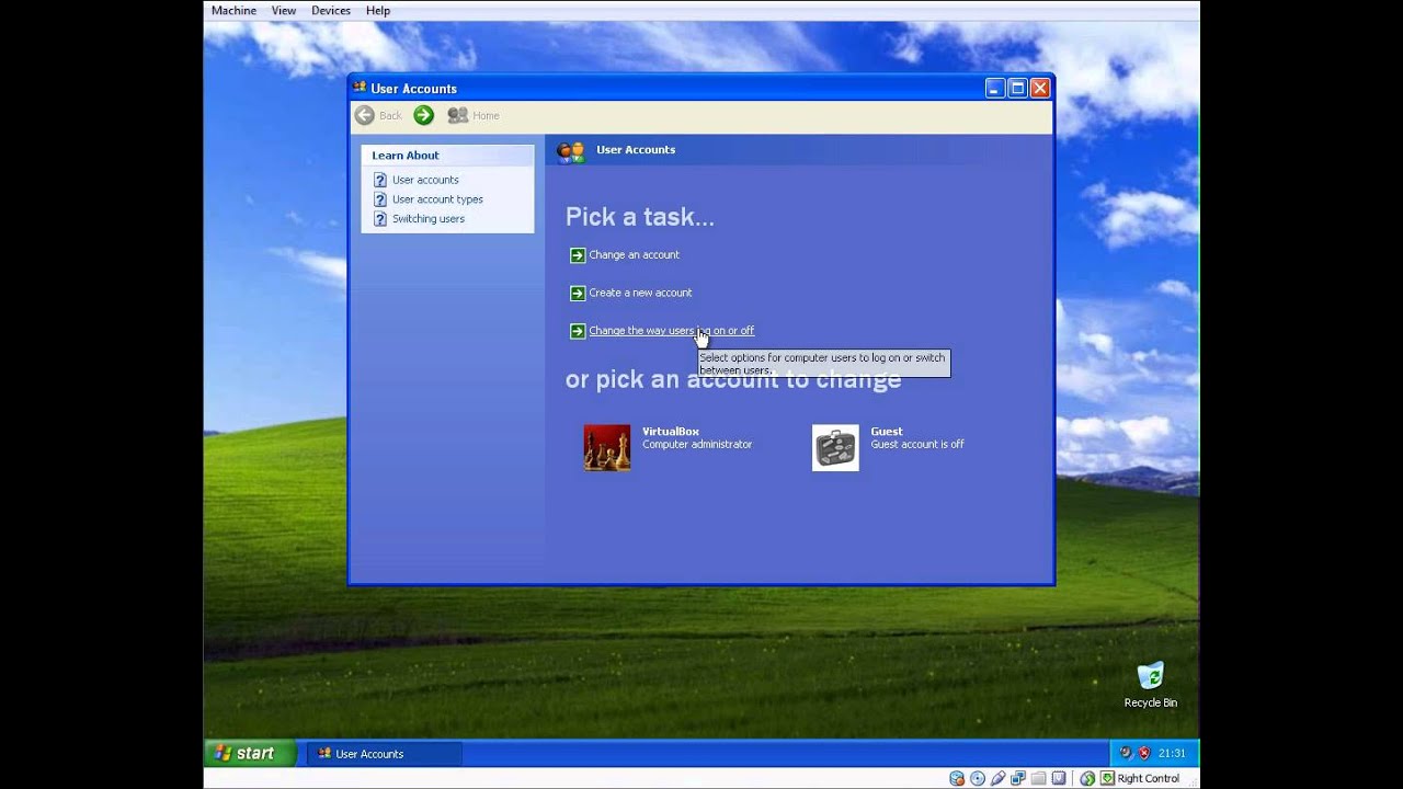 Automatyczne logowanie do Windows XP | Windows XP - YouTube