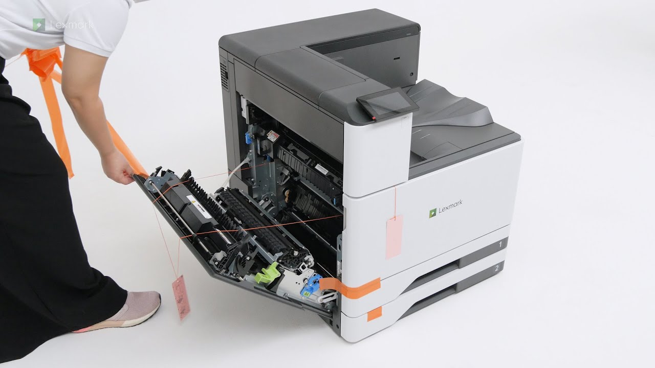 CS943—Setting up the printer - YouTube