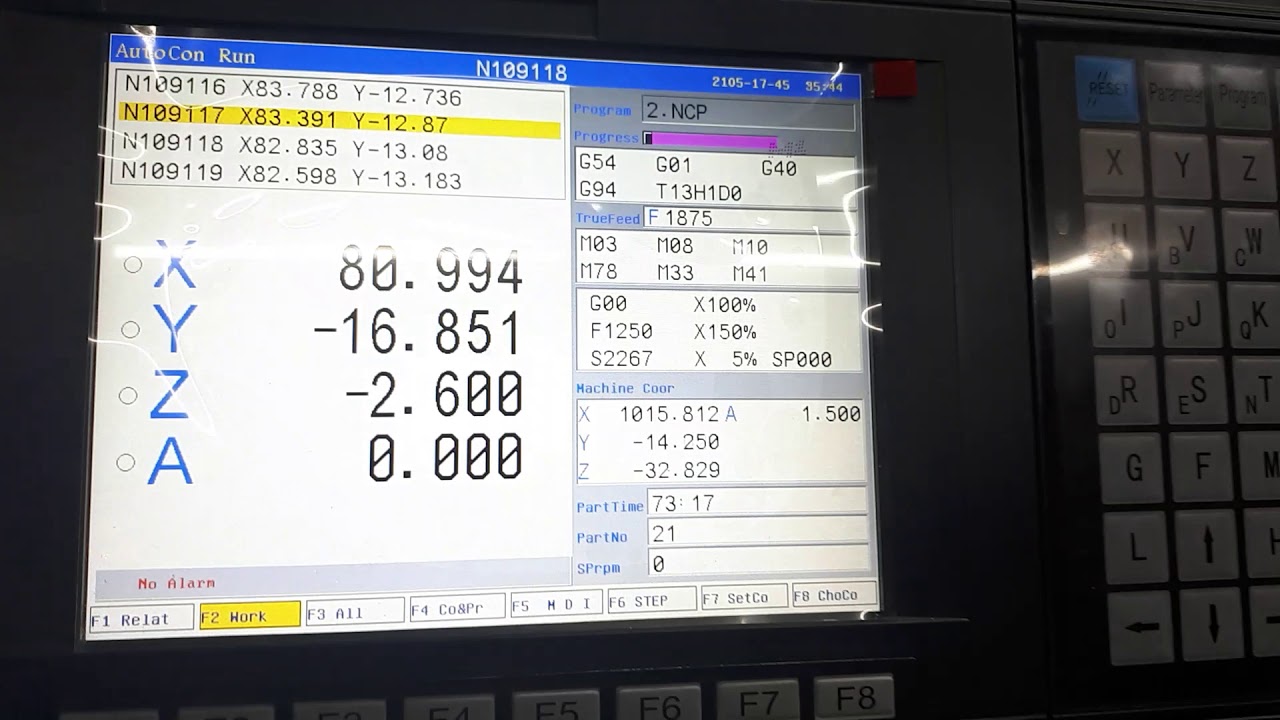 Bridgeport cnc 4 axis Falcon control unit servo - YouTube