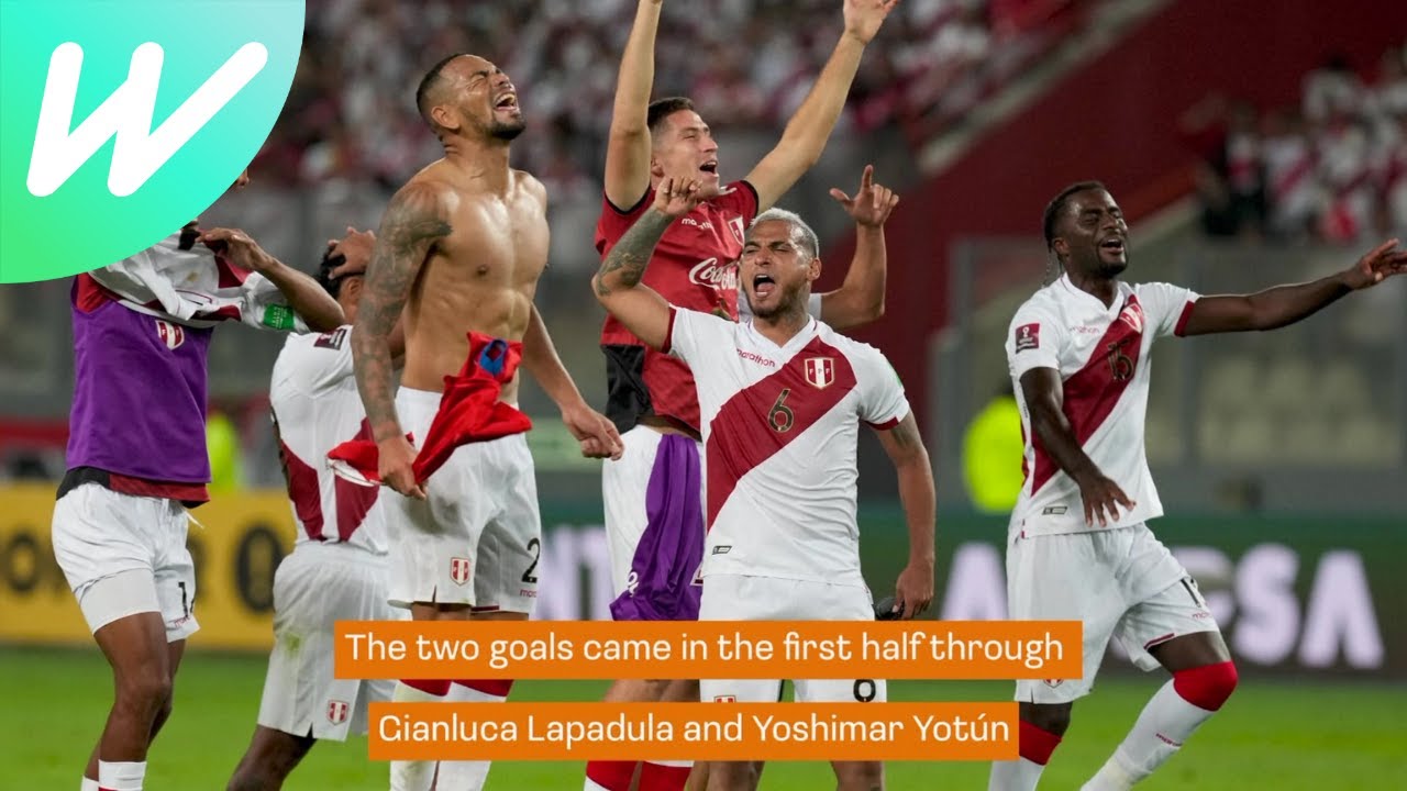 Peruvian fans celebrate WC playoff | World Cup Qualification | 2021/22 ...