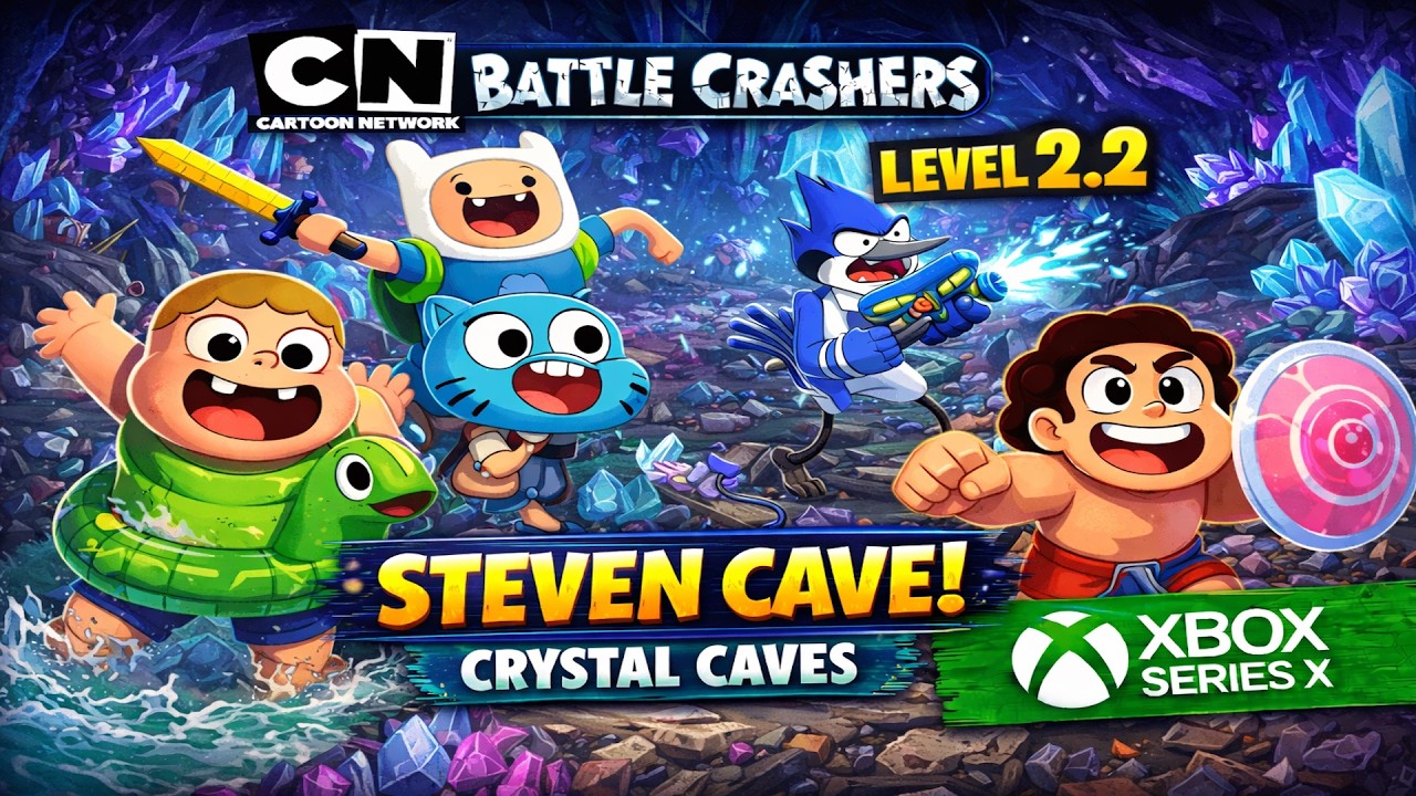 Cartoon Network: Battle Crashers - 2.2 Steven Cave - Crystal Caves ...
