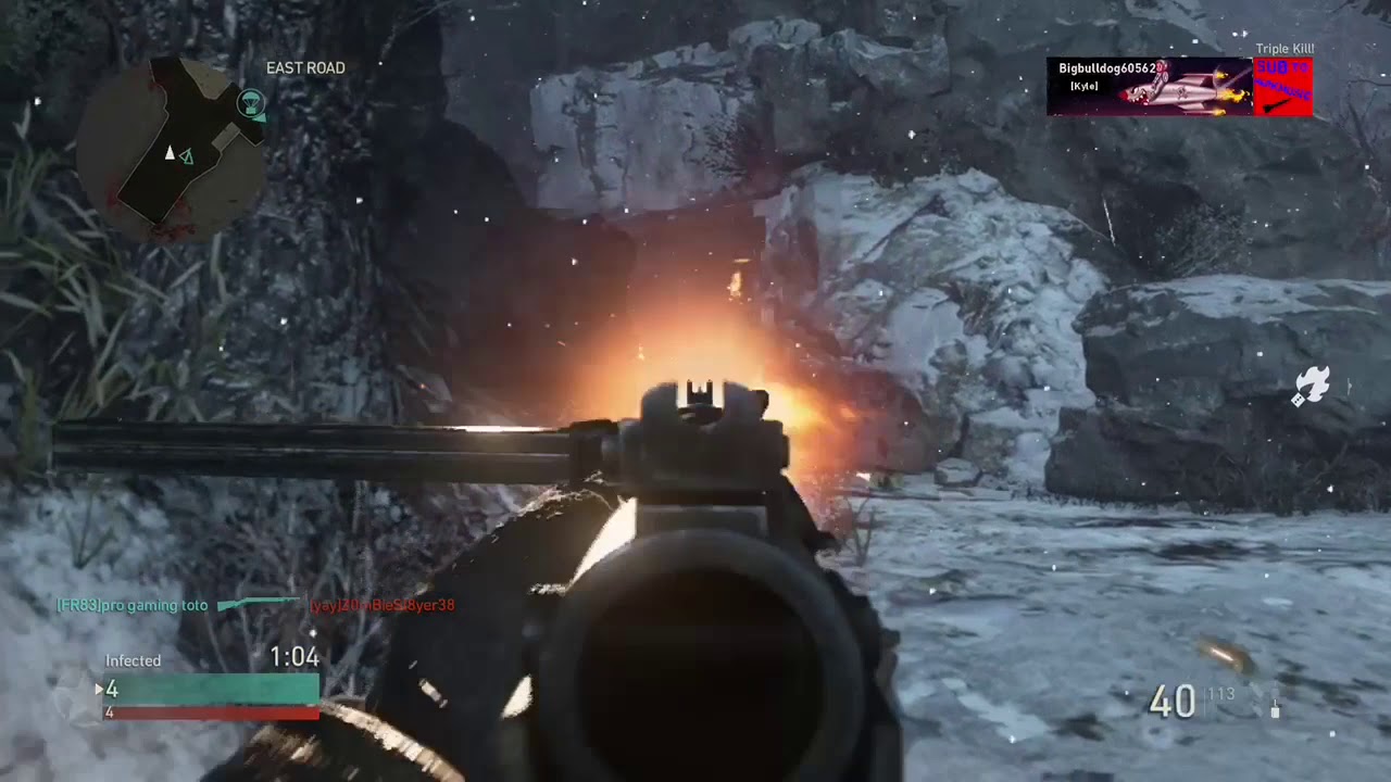 Infected v2 rocket on cod ww2 30 killstreak - YouTube
