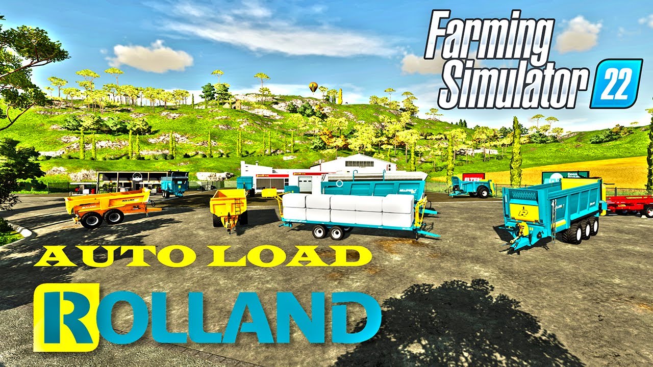 ROLLAND AUTOLOAD BALE TRAILER FARMING SIMULATOR 22 PS5 - YouTube