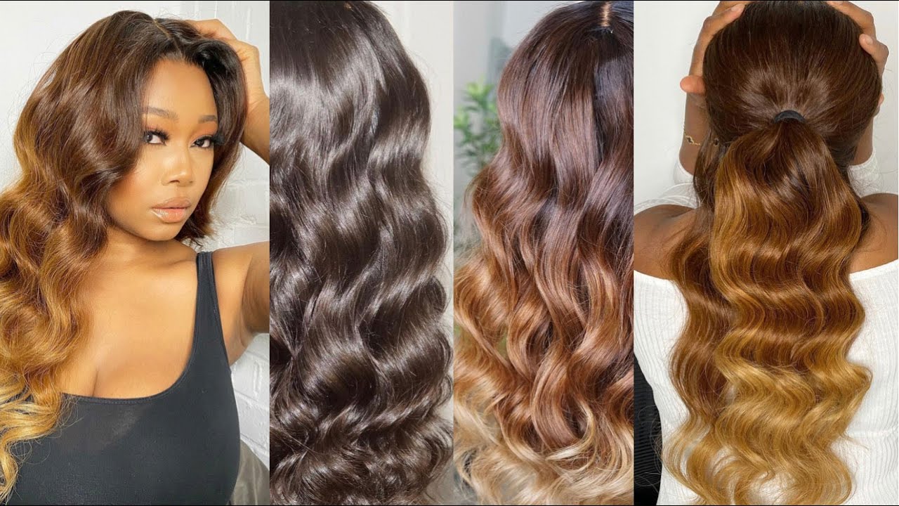 TRYING OMBRÉ COLORING TECHNIQUE FOR THE FIRST TIME FT ISEE HAIR - YouTube