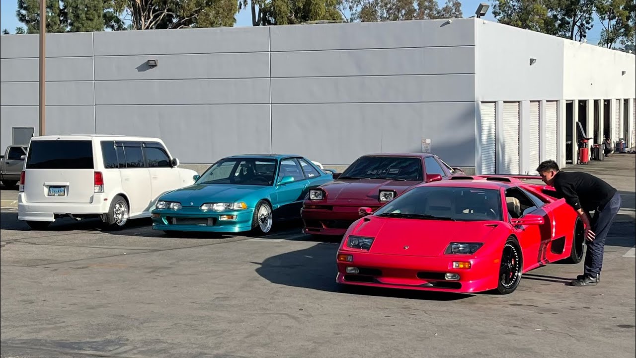 Socal Spring Break Trip 2025. Twin Turbo Diablo, Turbo Integra, and ...