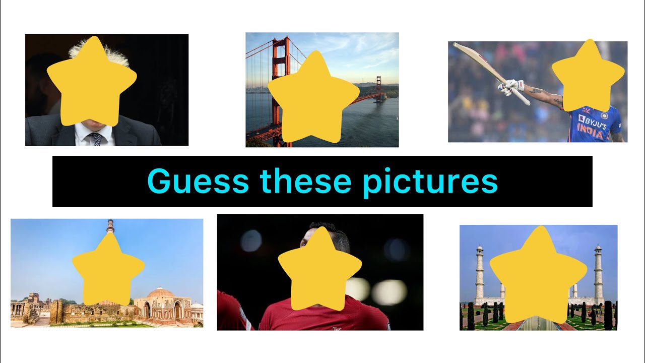 Guess the pictures quiz| check out your general knowledge here ...