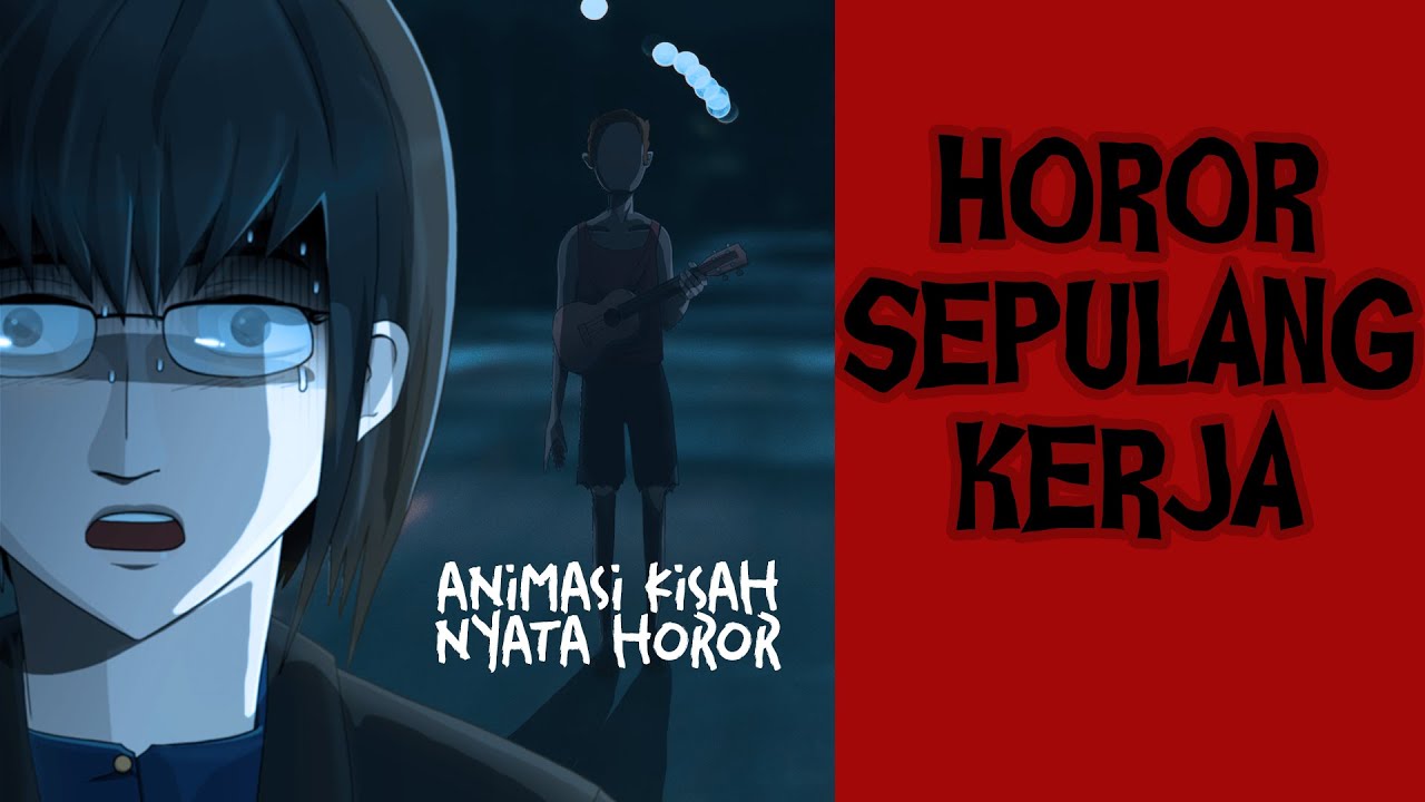 DITEROR HANTU MUKA RATA SEPULANG KERJA : Cerita Kisah Nyata Animasi ...