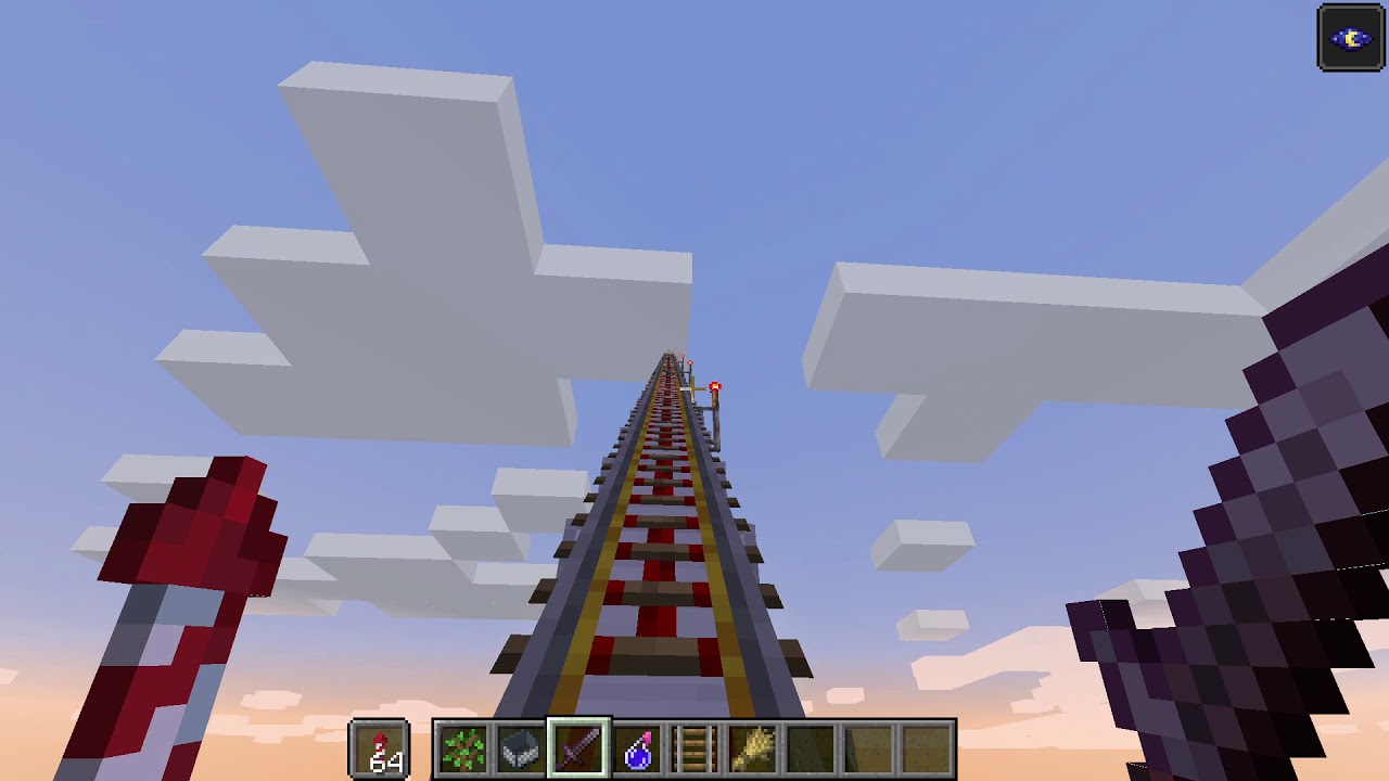 MINECRAFT ROLER COASTER (work in progress) - YouTube