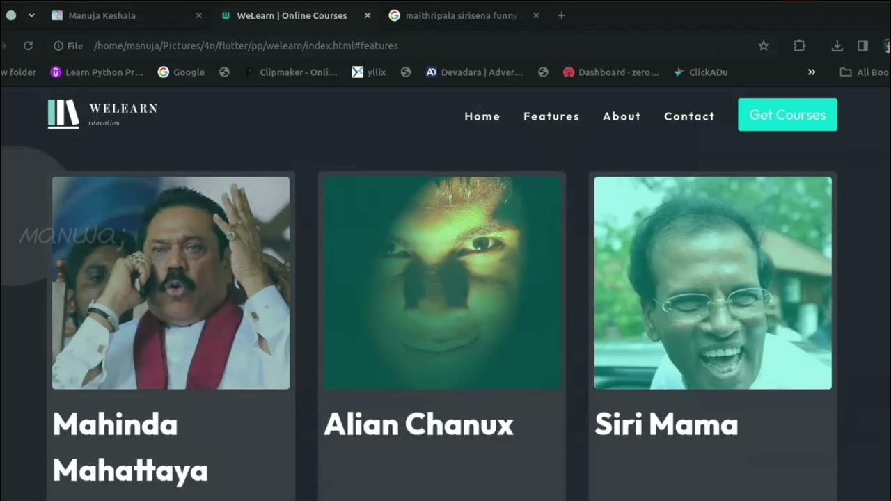 E-Learning Website Home page | HTML CSS JS - YouTube