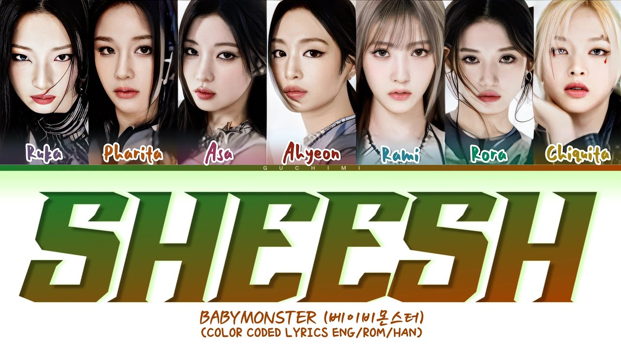 [PREVIEW #4] BABYMONSTER Sheesh Lyrics (Color Coded Lyrics) - YouTube