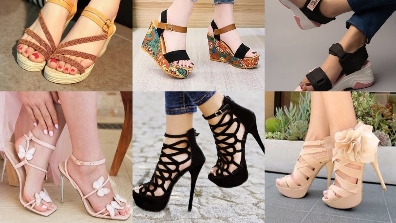 Stylish & Beautiful Heels collection / Wedge sandals collected ...