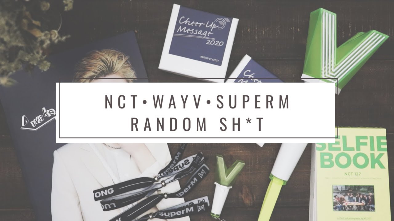 [ASMR] Just some NCT 127, WayV and SuperM stuff that I've bought ...