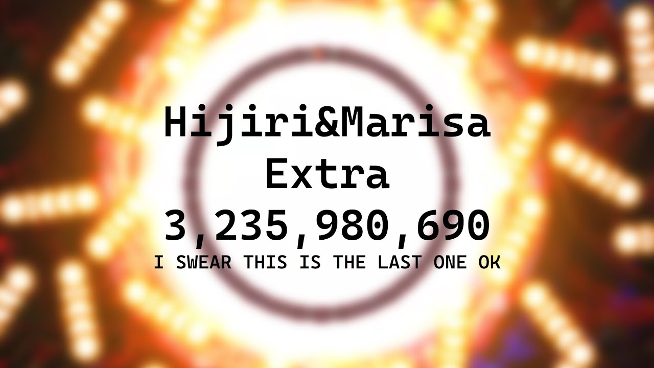 Touhou (Treasure Castle Labyrinth): Hijiri&Marisa(Blue) Extra 3.2bil ...