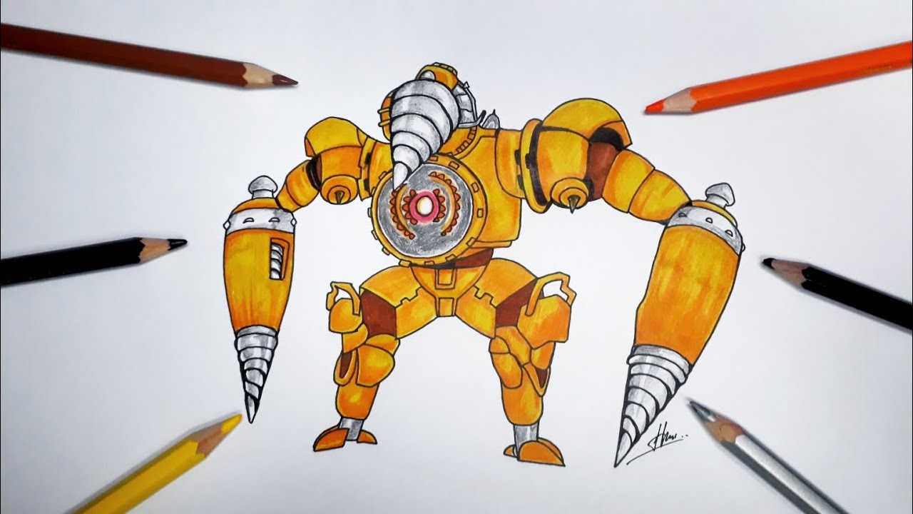 How to draw Titan Drill Man #skibiditoilet #multiverse 09 - YouTube