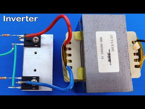 DIY 12v DC to 220v AC Inverter, Power Inverter using Transistor  TIP3055