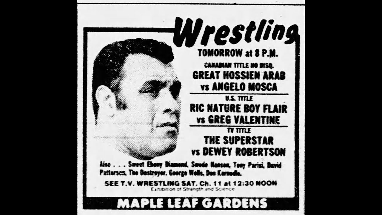 THE IRON SHIEK vs Angelo Mosca IN A CAGE | Maple Leaf Wrestling | 1980 ...