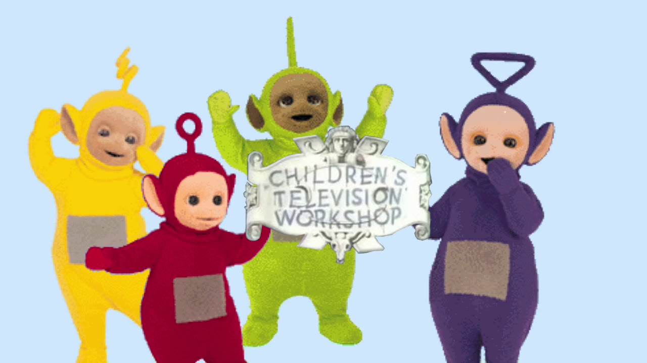 Teletubbies holding the children’s television workshop logo - YouTube