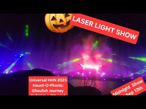 Universal HHN LASER Light Show Midnight Sep 13 2025 ...