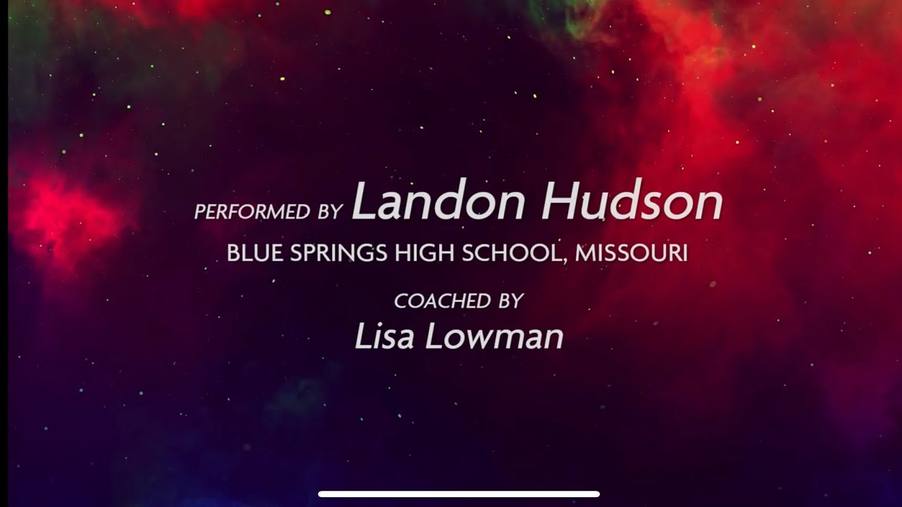 NDSA 2022 Original Spoken Word Poetry Runner Up Landon Hudson ...