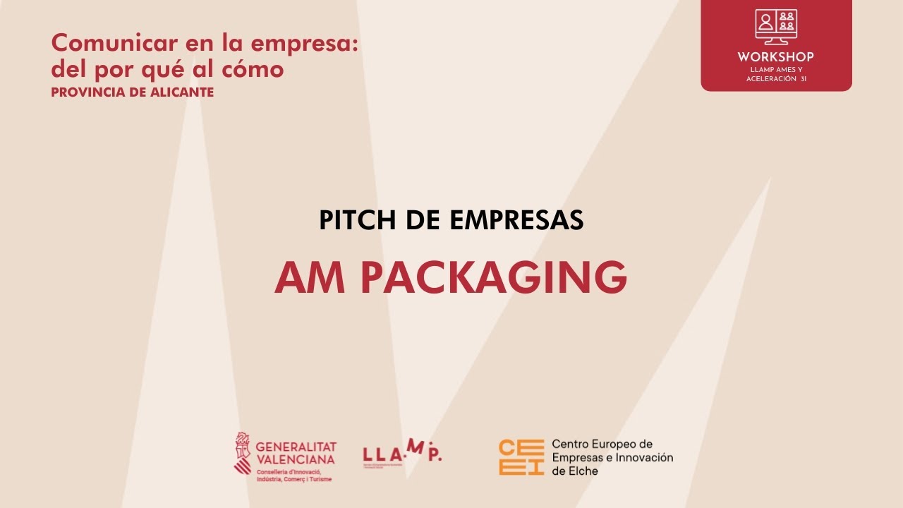Pitch de AM Packaging | LLAMP - YouTube