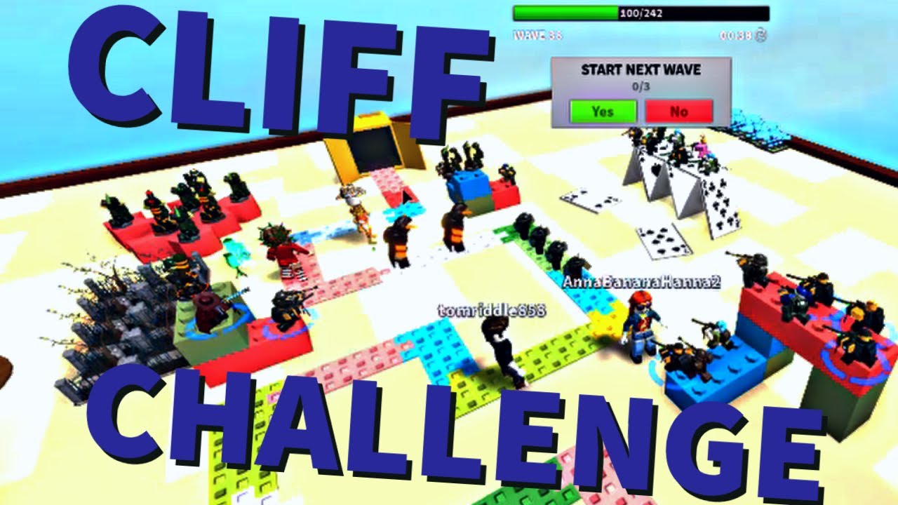 Cliff Challenge [Tower Defense Simulator] ROBLOX - YouTube