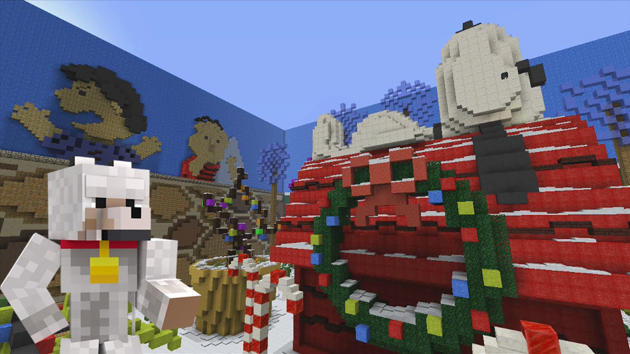 Minecraft Xbox Hide and Seek - Peanuts Movie - YouTube