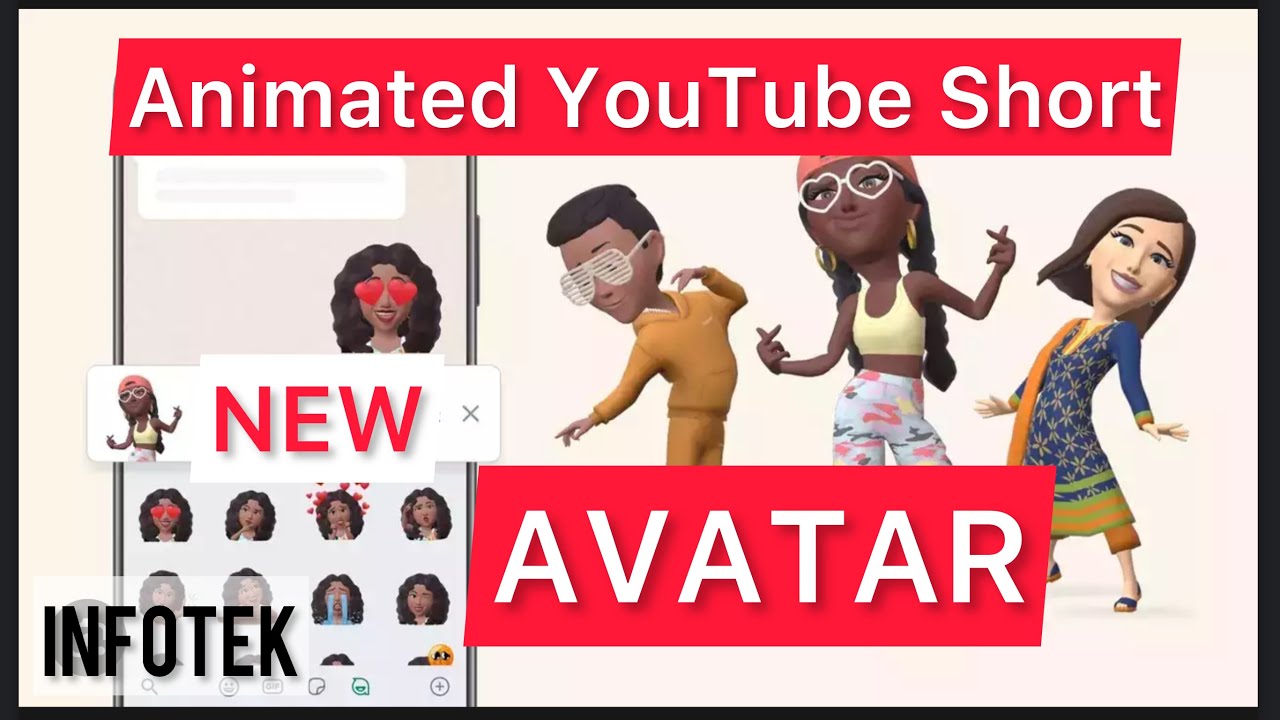Viral Animated Youtube Short Avatars! How to Use New Feature? | Viral ...