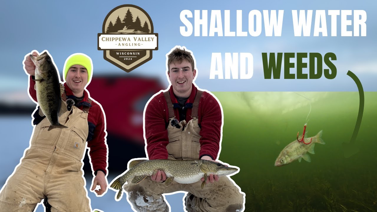 Shallow Water PIKE and MORE! | Ice Fishing in Wisconsin - YouTube
