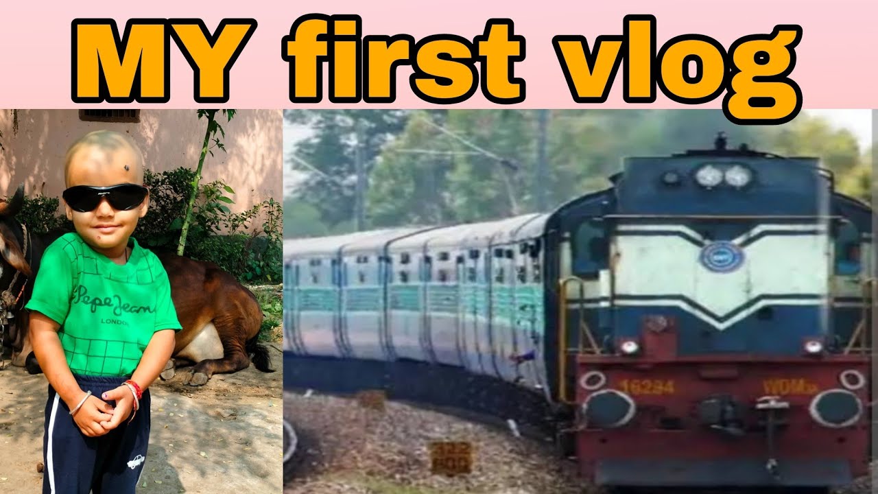 #myfirstvlog My first vlog video in train journey 😊🙏 - YouTube