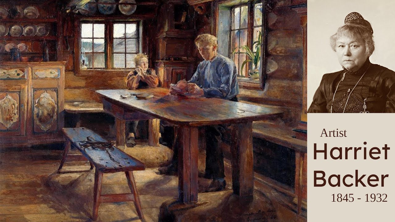 Artist Harriet Backer (1845 - 1932) Norwegian Painter | WAA - YouTube