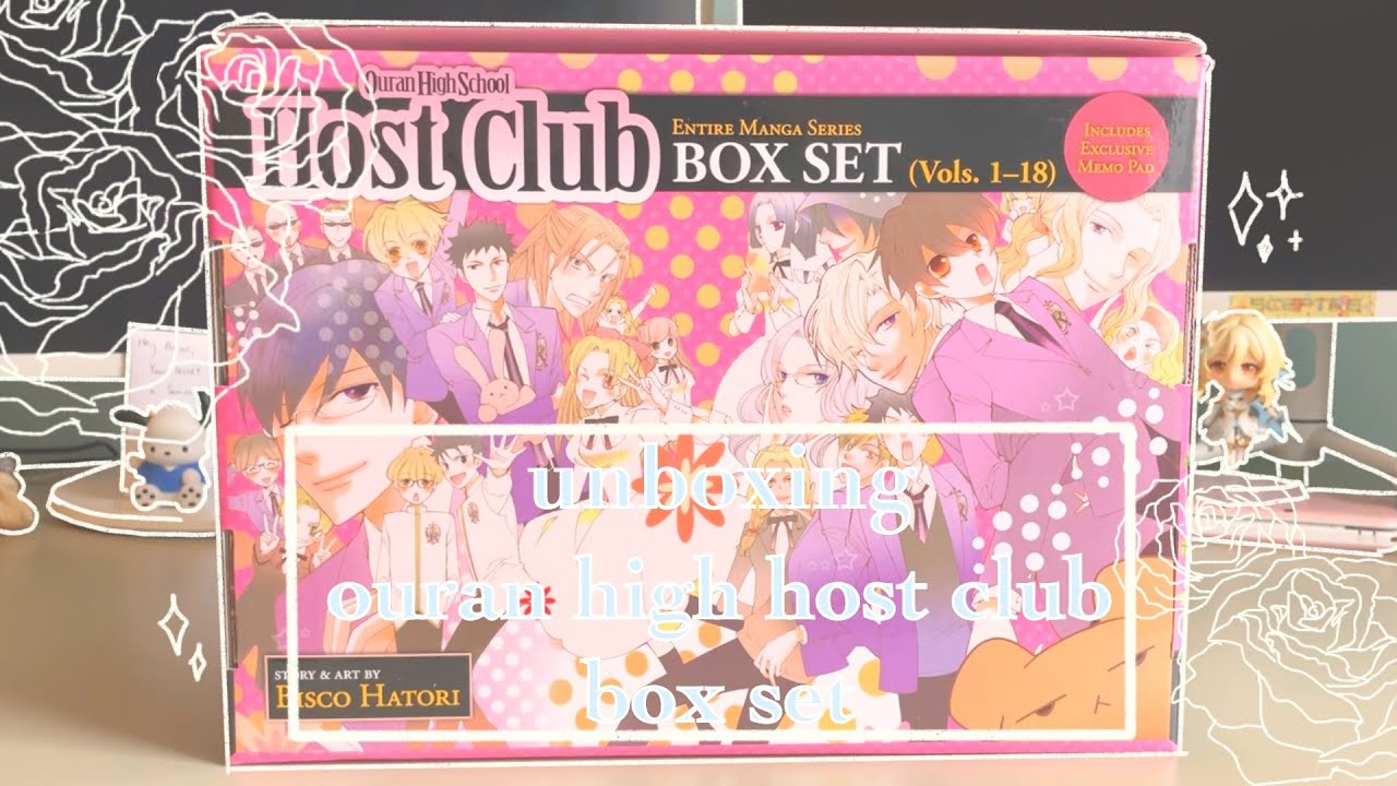 unboxing the ouran high school host club box set 🌹💕 - YouTube