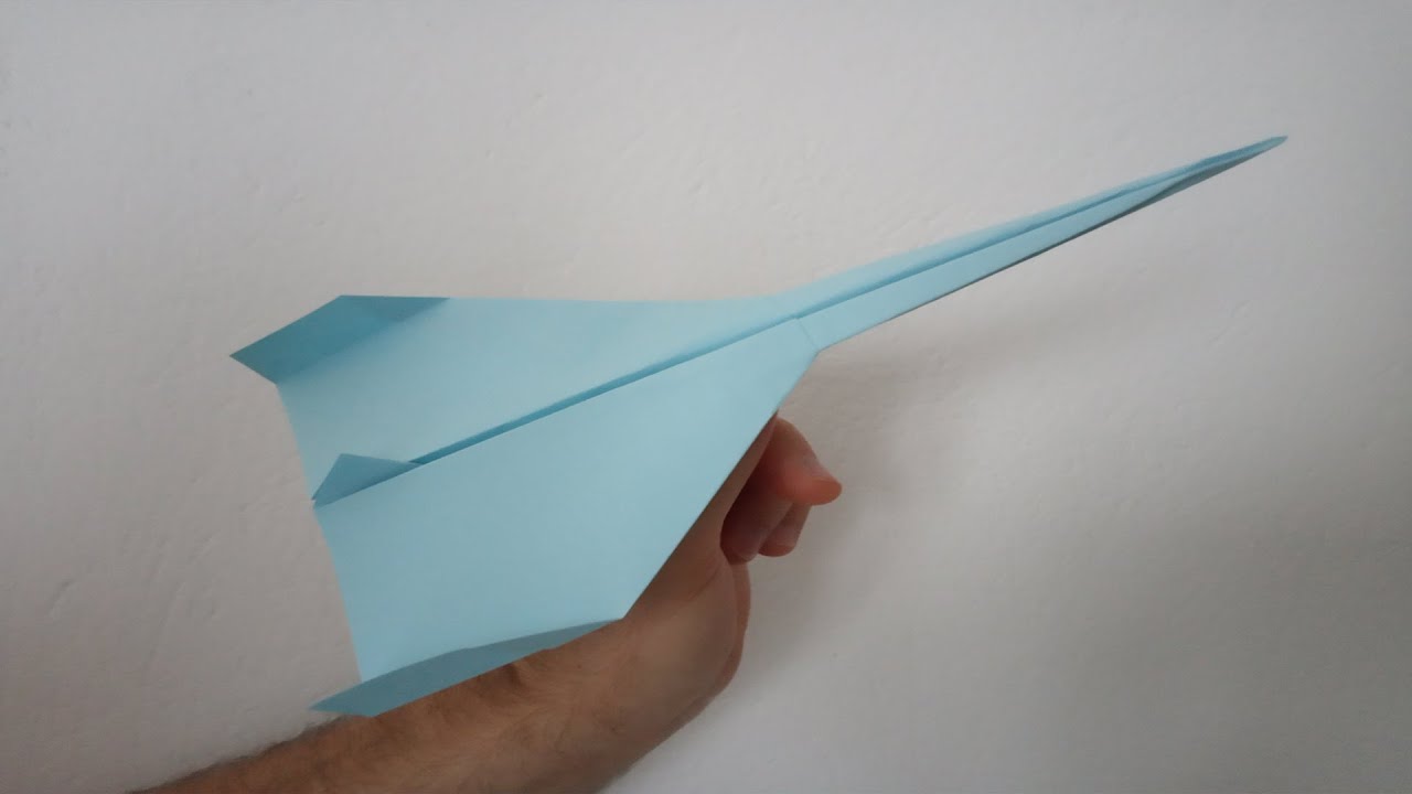 Thunder Fighter Paper Airplane - YouTube