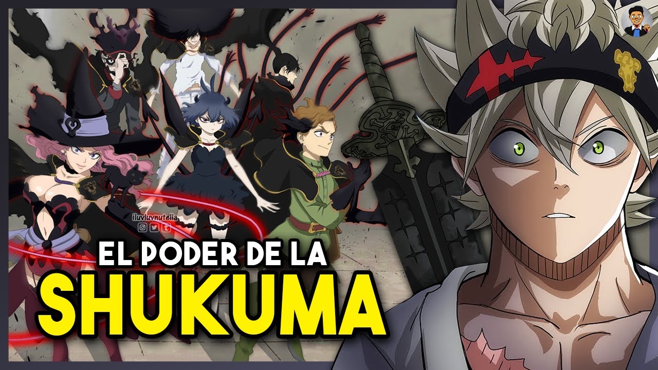 El POTENCIAL de la SHUKUMA: ASTA COMPARTE la ANTIMAGIA con los BLACK BULLS | Black Clover - YouTube