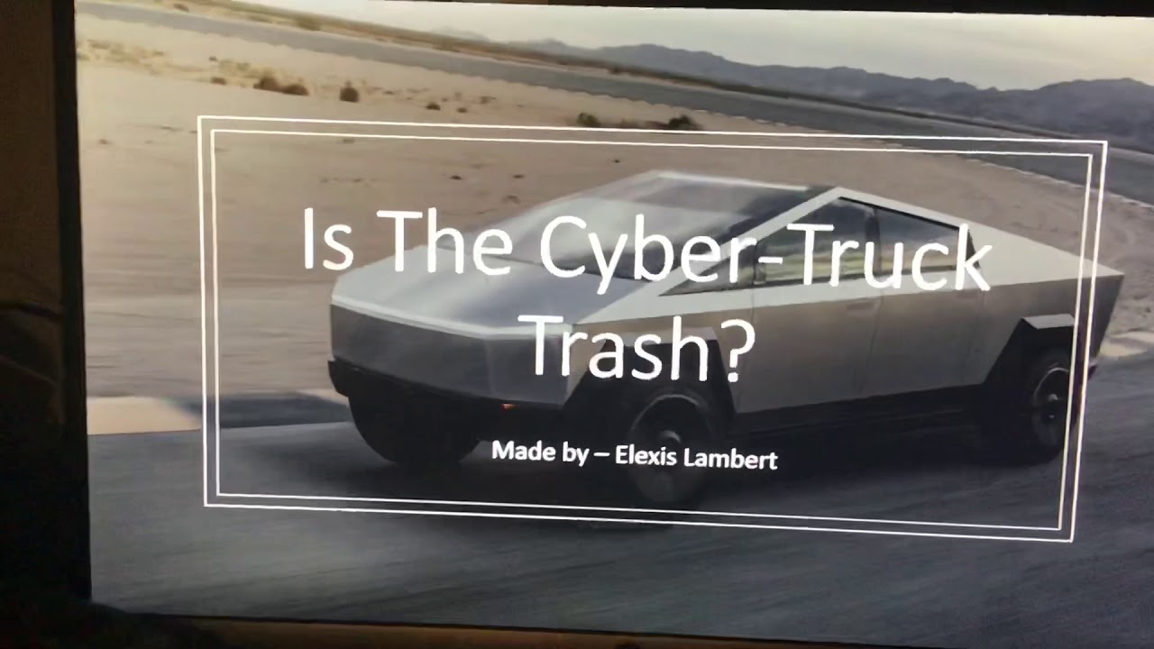 Is the Tesla cyber truck trash?! (Assignment) - YouTube