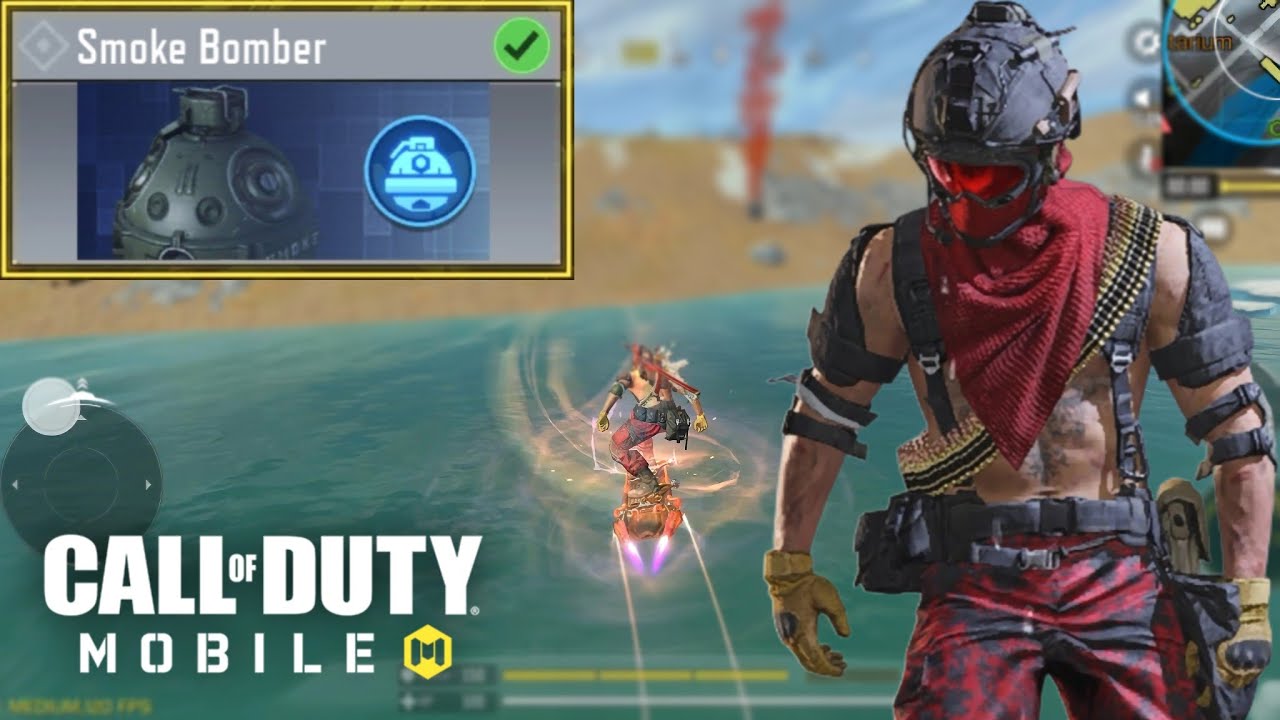 Intense Smoke Bomber Class Gameplay with Snowboard in COD Mobile 😲 ...