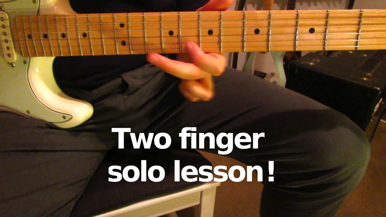 Django Reinhardt - Minor Swing (Two finger guitar lesson) - YouTube