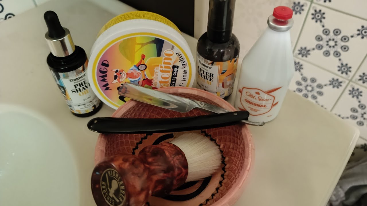 Shave in picture III., 68th Straight Razor shave, M. Wirtz Co., GmbH, 6 ...