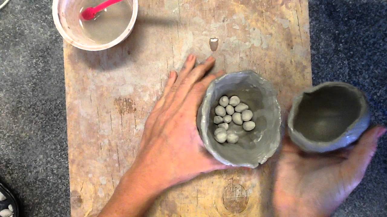How to make a Maraca with clay - Art Lesson - YouTube