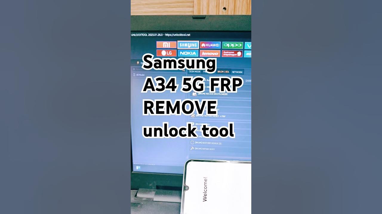 how To Samsung A34 5G FRP UNLOCK TOOL WORKING - YouTube
