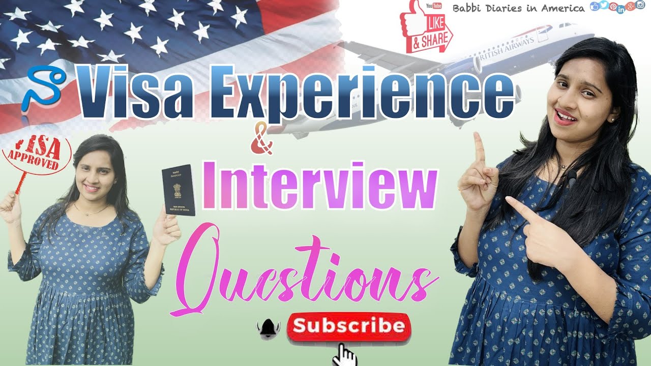 My Visa Experience || Visa Interview Questions || USA Telugu Vlogs || Telugu Vlogs in USA - YouTube