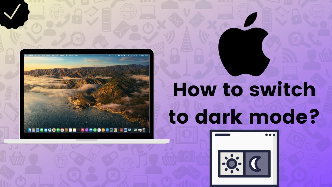How to switch to dark mode on MacBook? - MacBook Tips - YouTube