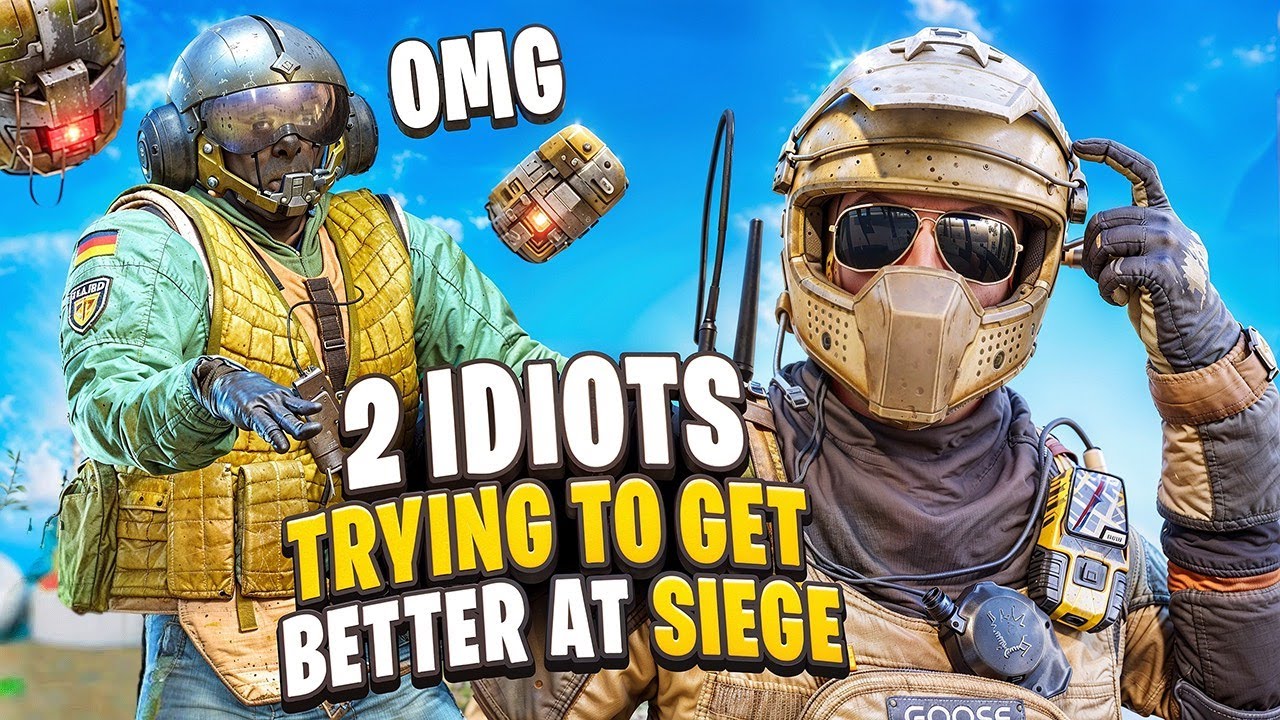 2 Idiots Trying to Get Better at Siege - YouTube
