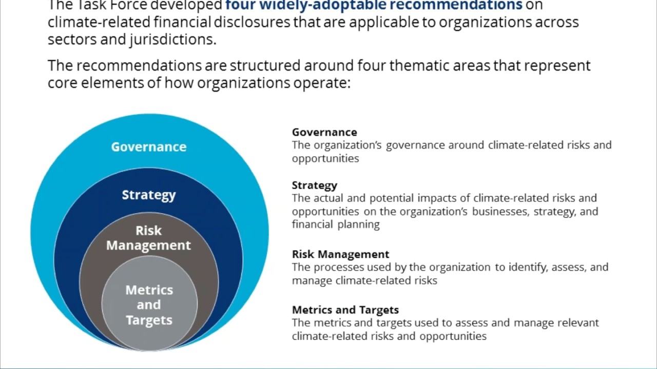 Webinar: Task Force on Climate-related Financial Disclosure - YouTube