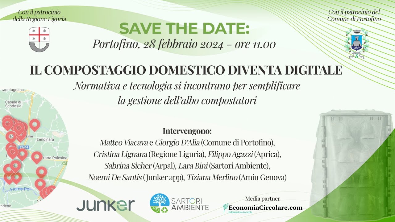 Il compostaggio domestico diventa digitale - Portofino, 28 febbraio ...