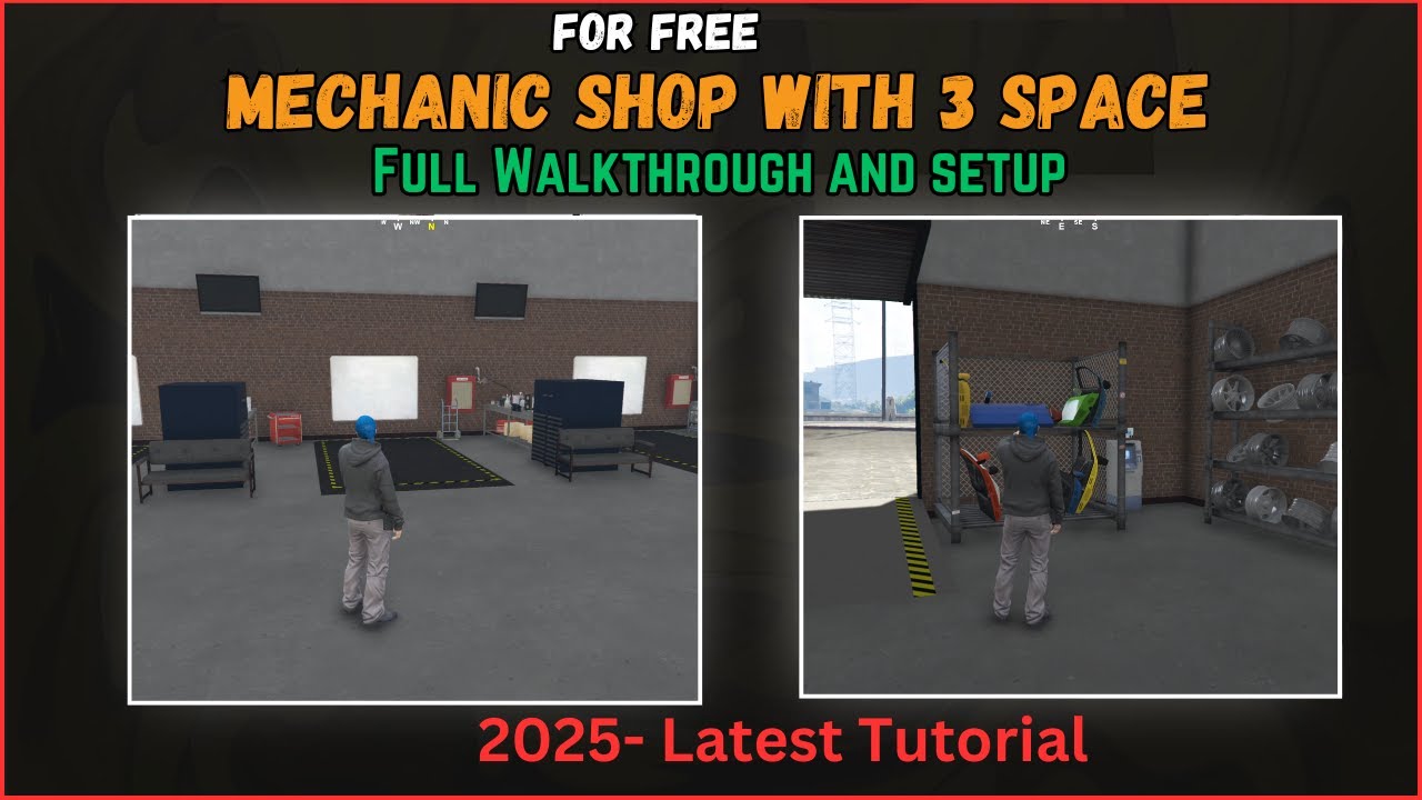 Upgrade Your RP Garage with This Free Mechanic Shop MLO | 2025 - YouTube