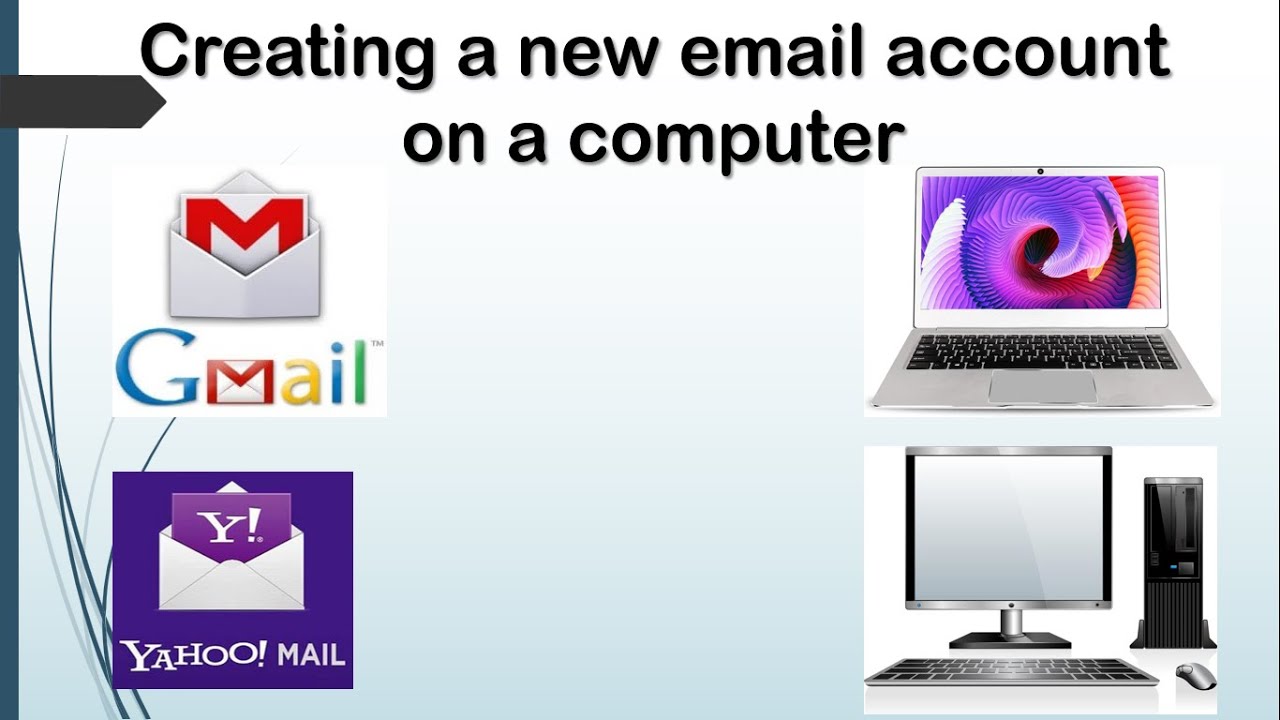 How to create an email account in Windows (Email sign up on computer ...