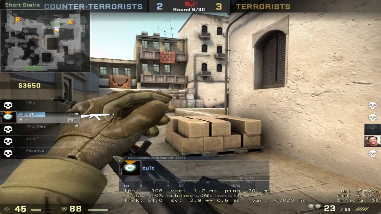 Alex showing off his skills at CS:GO - YouTube